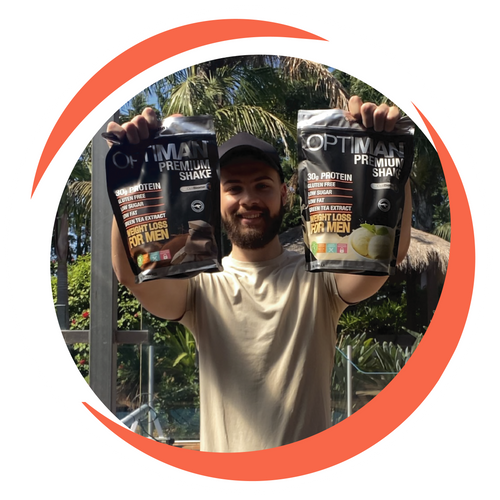 Optiman For Him Plant Based Shake Chocolate - 14 Meals | Optislim