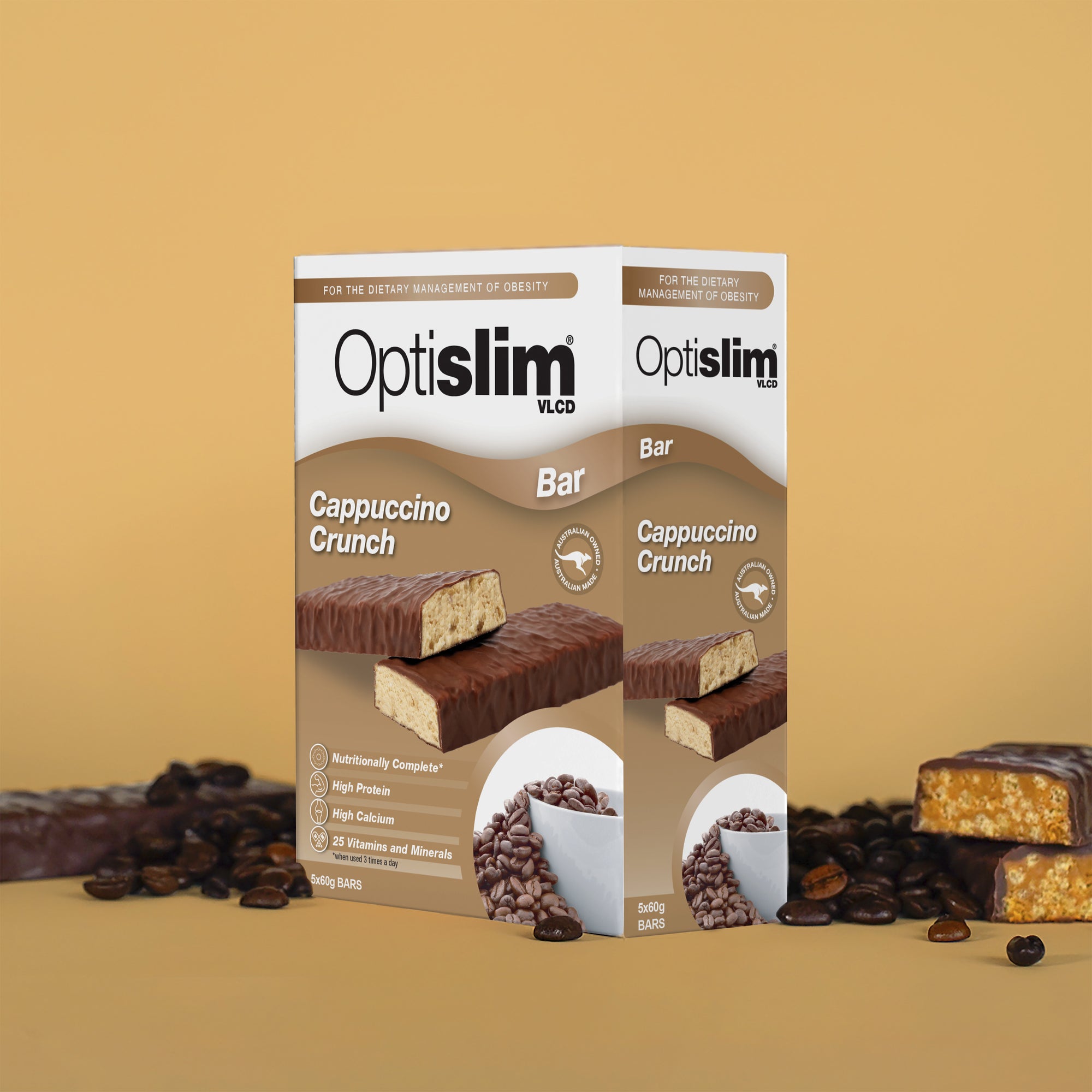 VLCD Bar Cappuccino Crunch - 5 Meals | Optislim