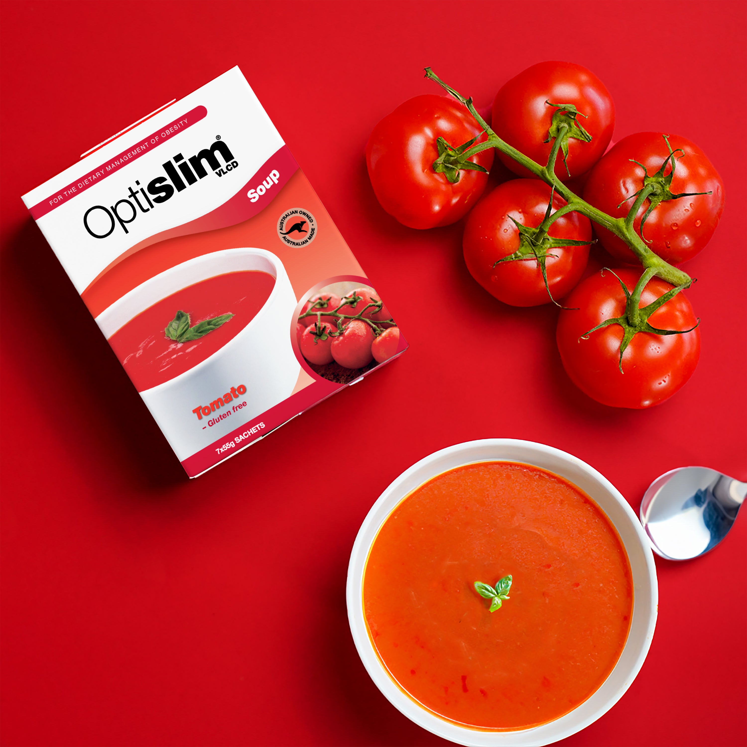 Optislim VLCD Soup Tomato (7x55g) – OptiSlim Online Store