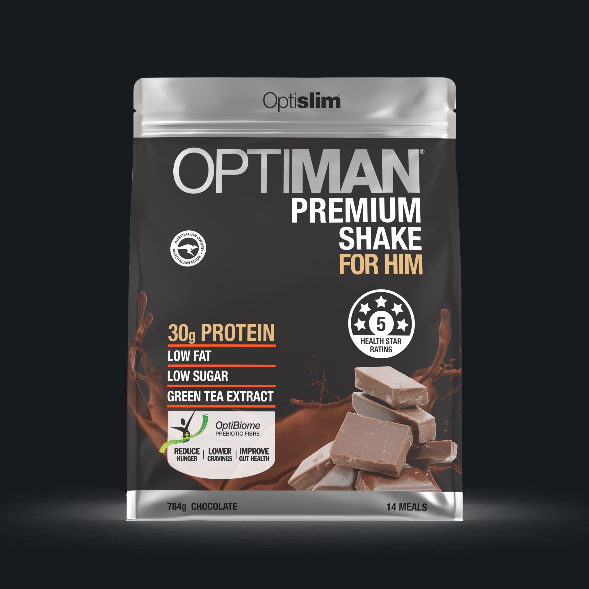 Optiman For Him Shake Chocolate | Optislim