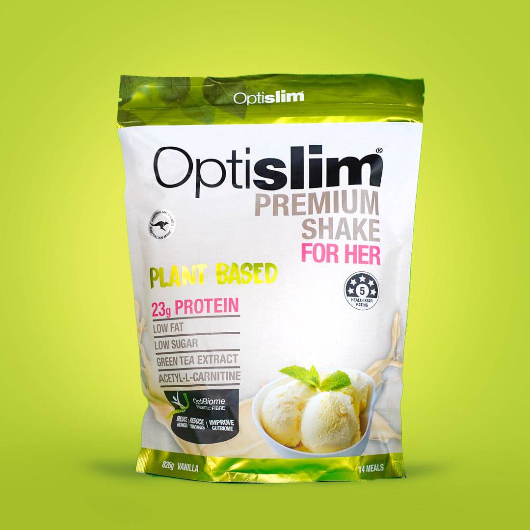 Optislim For Her Plant Based Shake Vanilla - 14 x 56g | Optislim