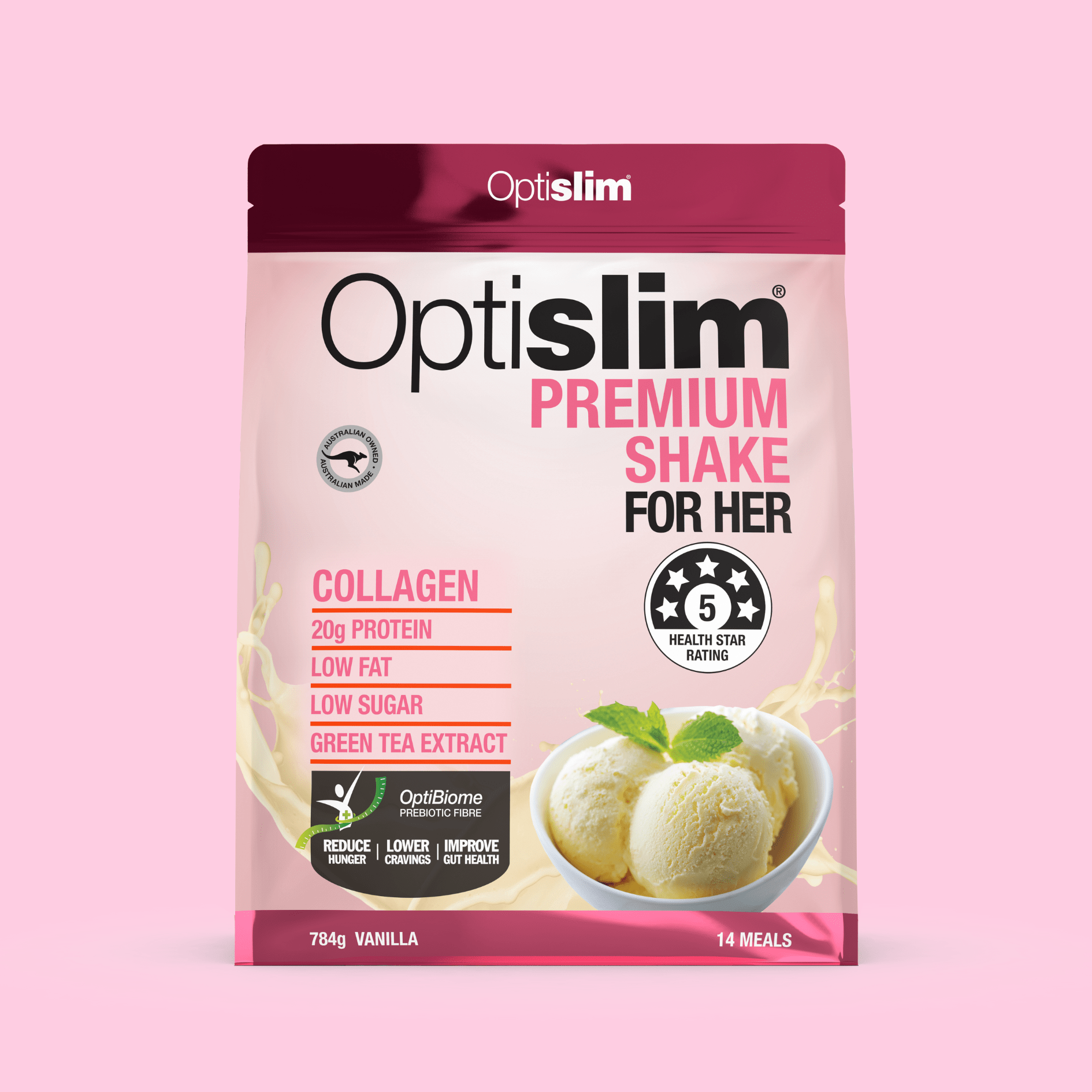 Optislim For Her Shake Vanilla - 14 Meals | Optislim