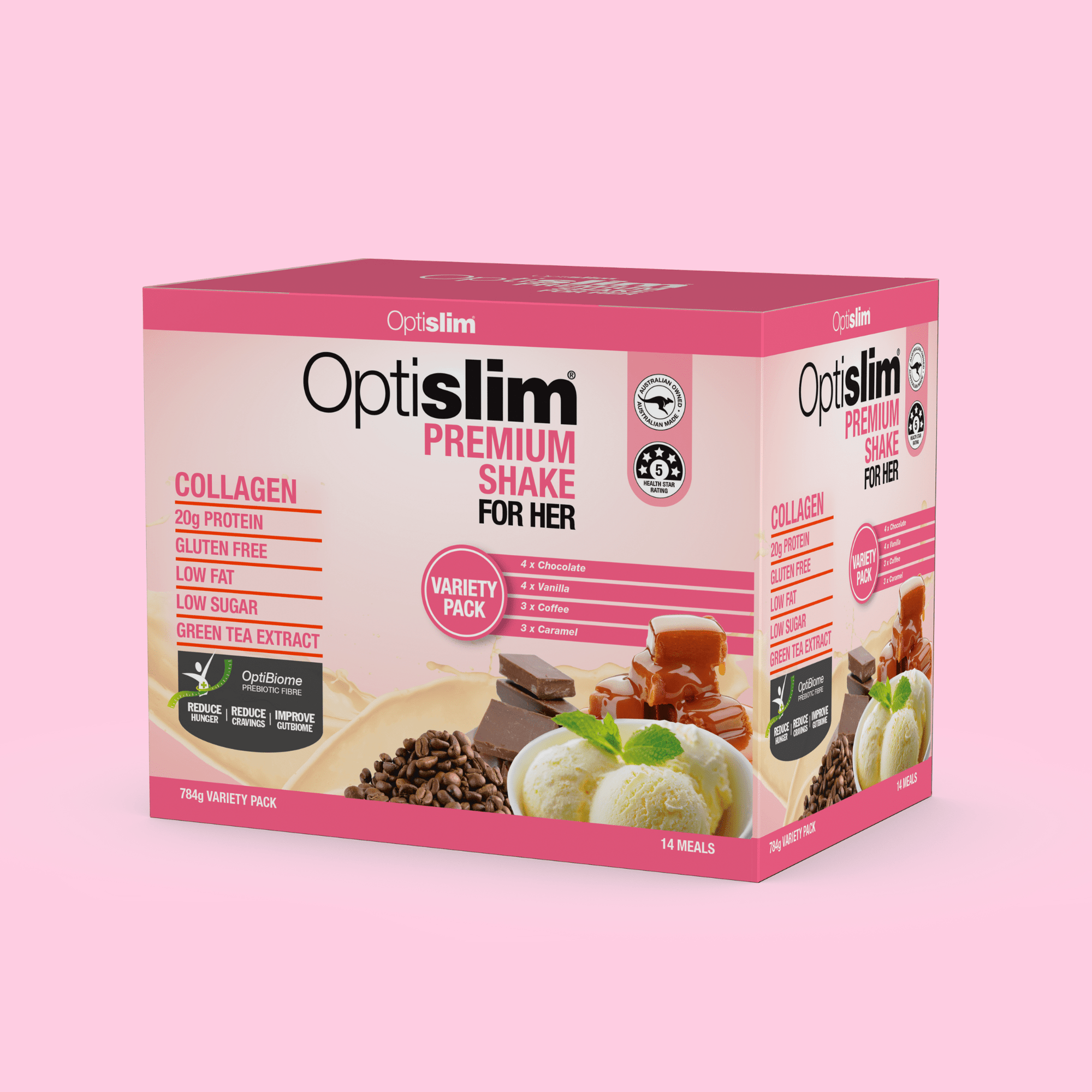 Optislim For Her Shake Variety Pack - 14 Meals | Optislim